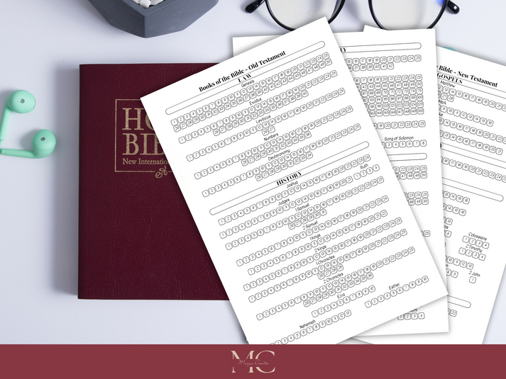 Marge Creates - Books of the Bible Bookshelf Coloring Tracker & Bible ...