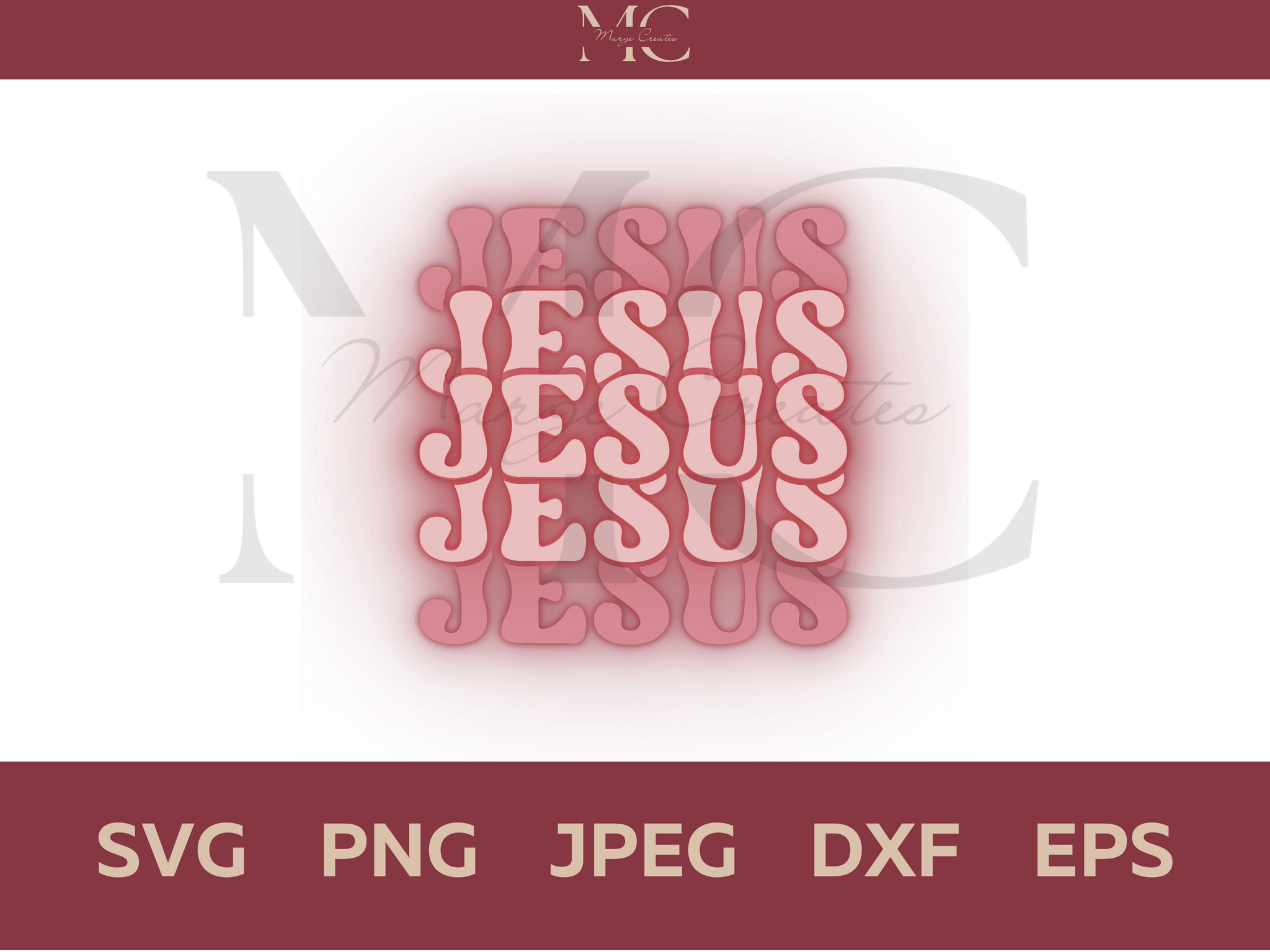 Jesus - Design 4 PNG & SVG – Marge Creates